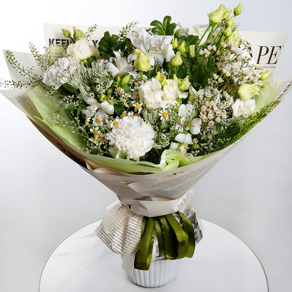 Bouquet 'Snow White Fantasy' | Order Flower Bouquets Delivery