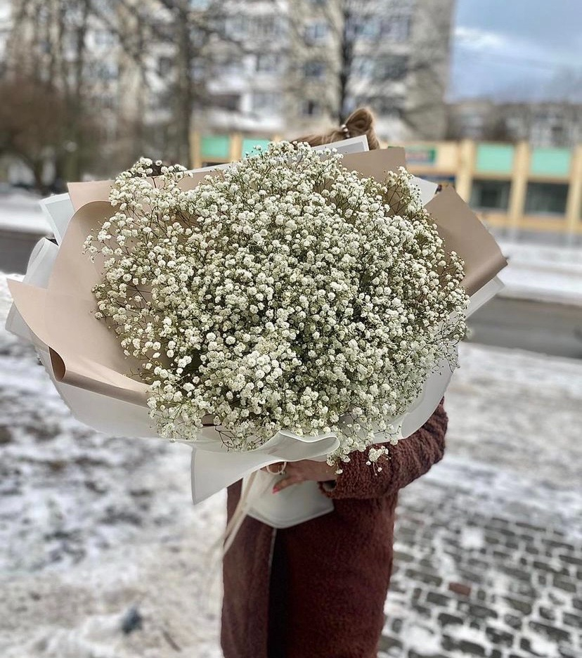Букет «Гипсофила белая» - заказать и купить за 10 290 ₽ с доставкой в ...