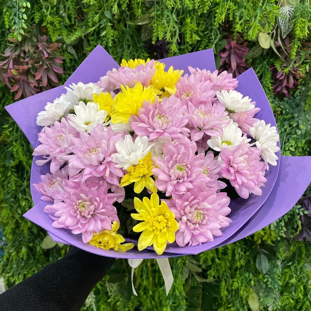 Chrysanthemum bouquet - order and send for 28 $ with same day delivery ...