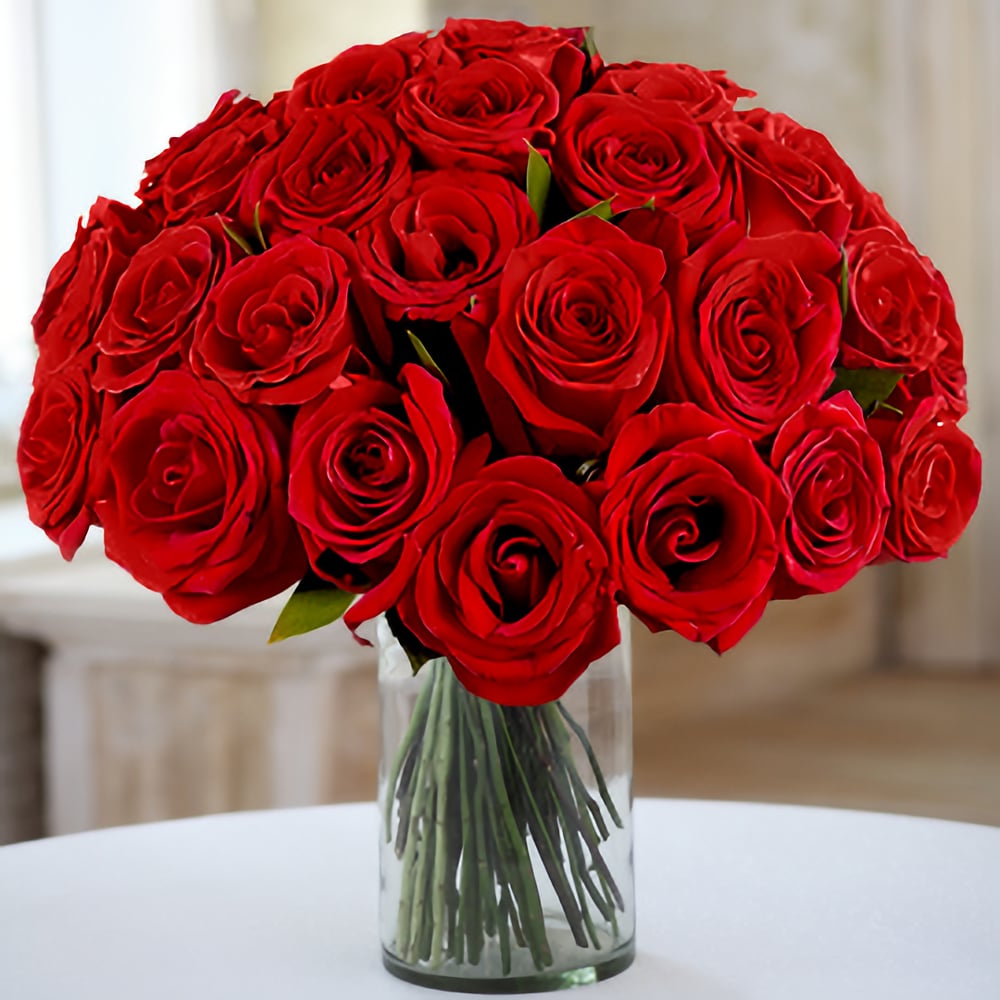 36 premium red roses - order and send for 169 £ with same day delivery ...