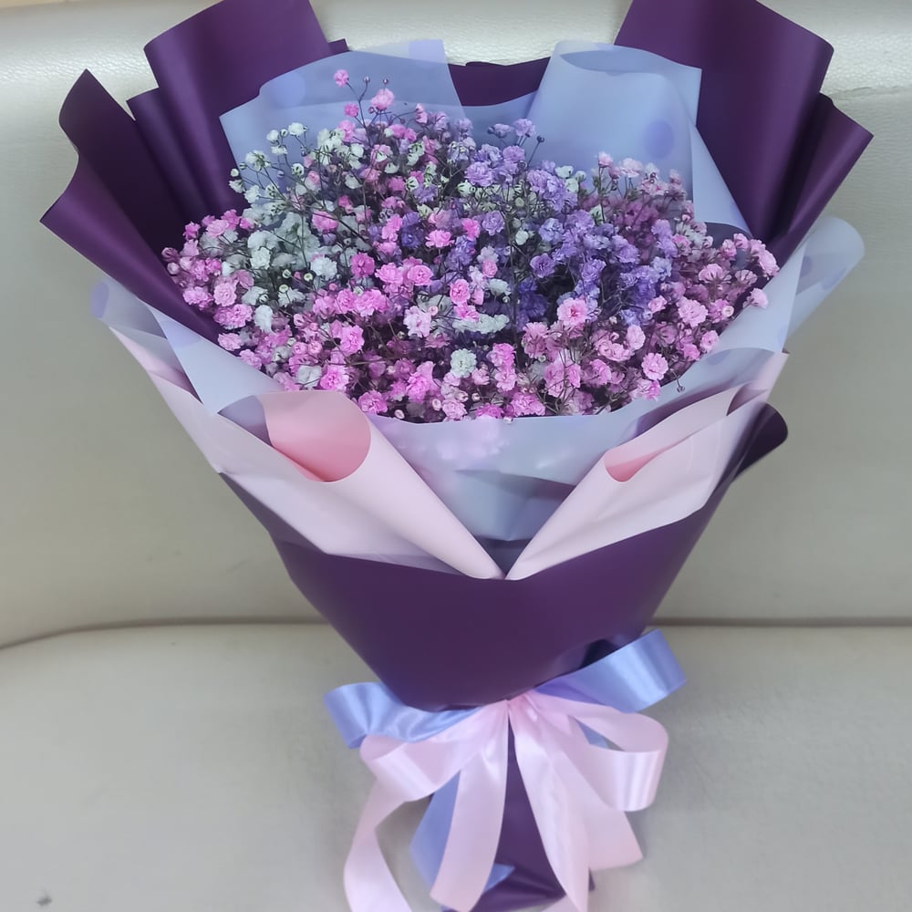 Bouquet 'Compliment of Gypsophila' | Order Flower Bouquets Delivery