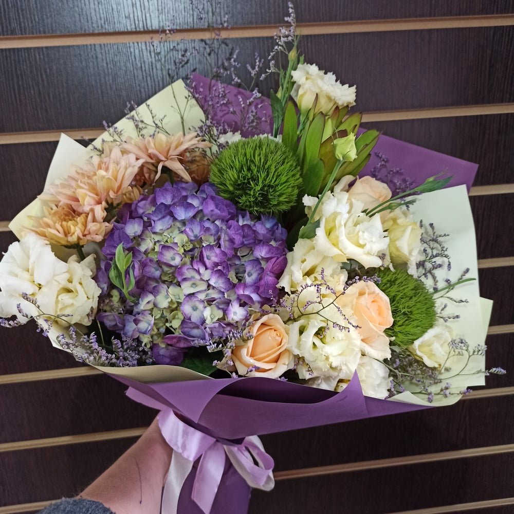 Bouquet 'Purple powder' | Order Flower Bouquets Delivery
