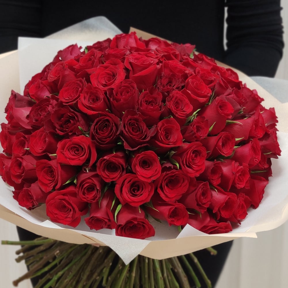 Bouquet '51 red roses 50 cm' Flowers | Flower Delivery