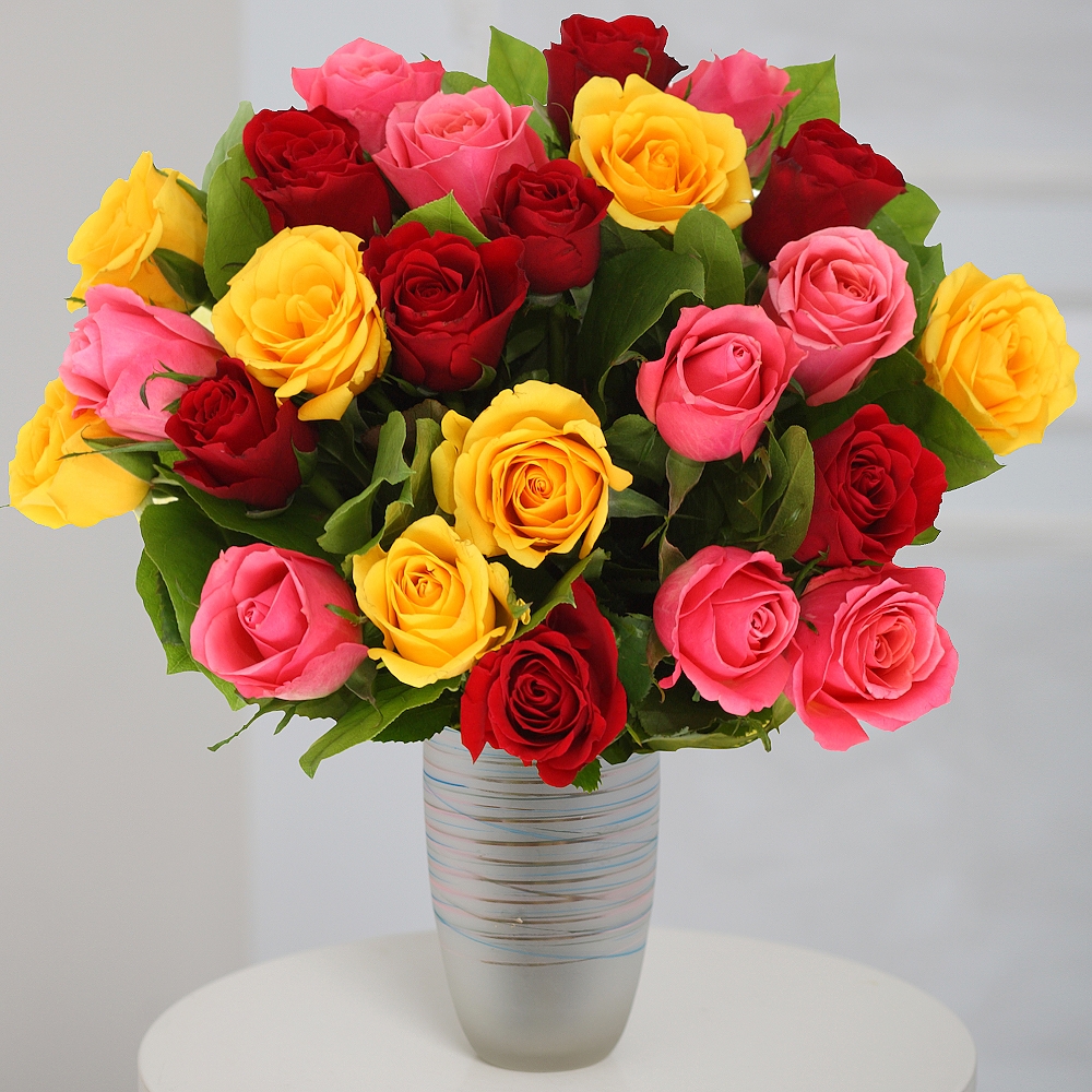 Bouquet of 25 Kenyan roses - order and send for 109 £ with same day ...