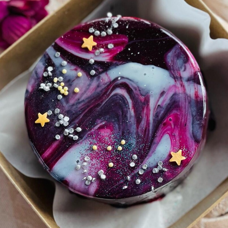 Bento cake "Cosmos"