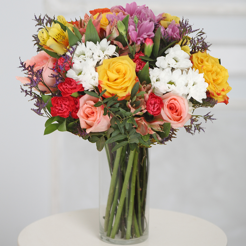 Bouquet 'Flower Festival: Spray Roses, Alstroemerias and Daisies ...