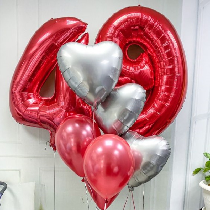 Juego de globos "Globos con números 49"