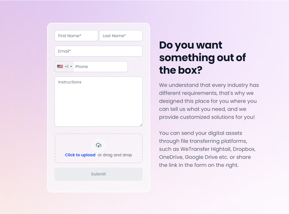 Studio Metrodesk | Contact Us, We understand you!