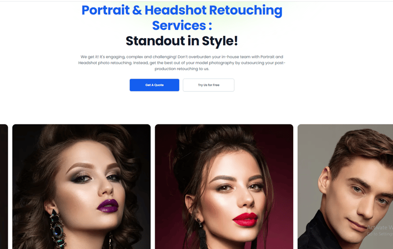 Portrait & Headshot Retouching Services : Standout in Style!