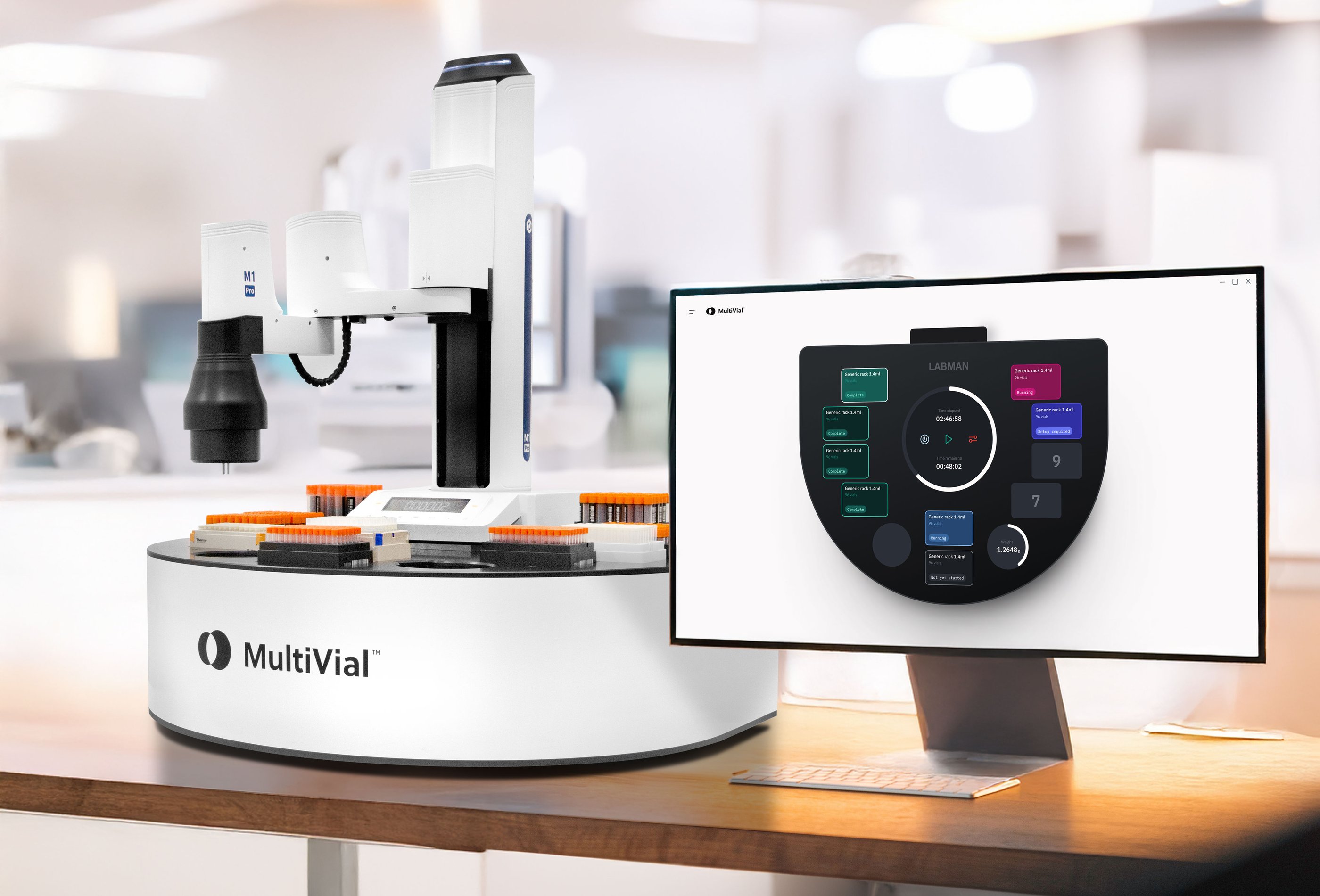MultiVial: Automated vial laser marking and weighing - Labman