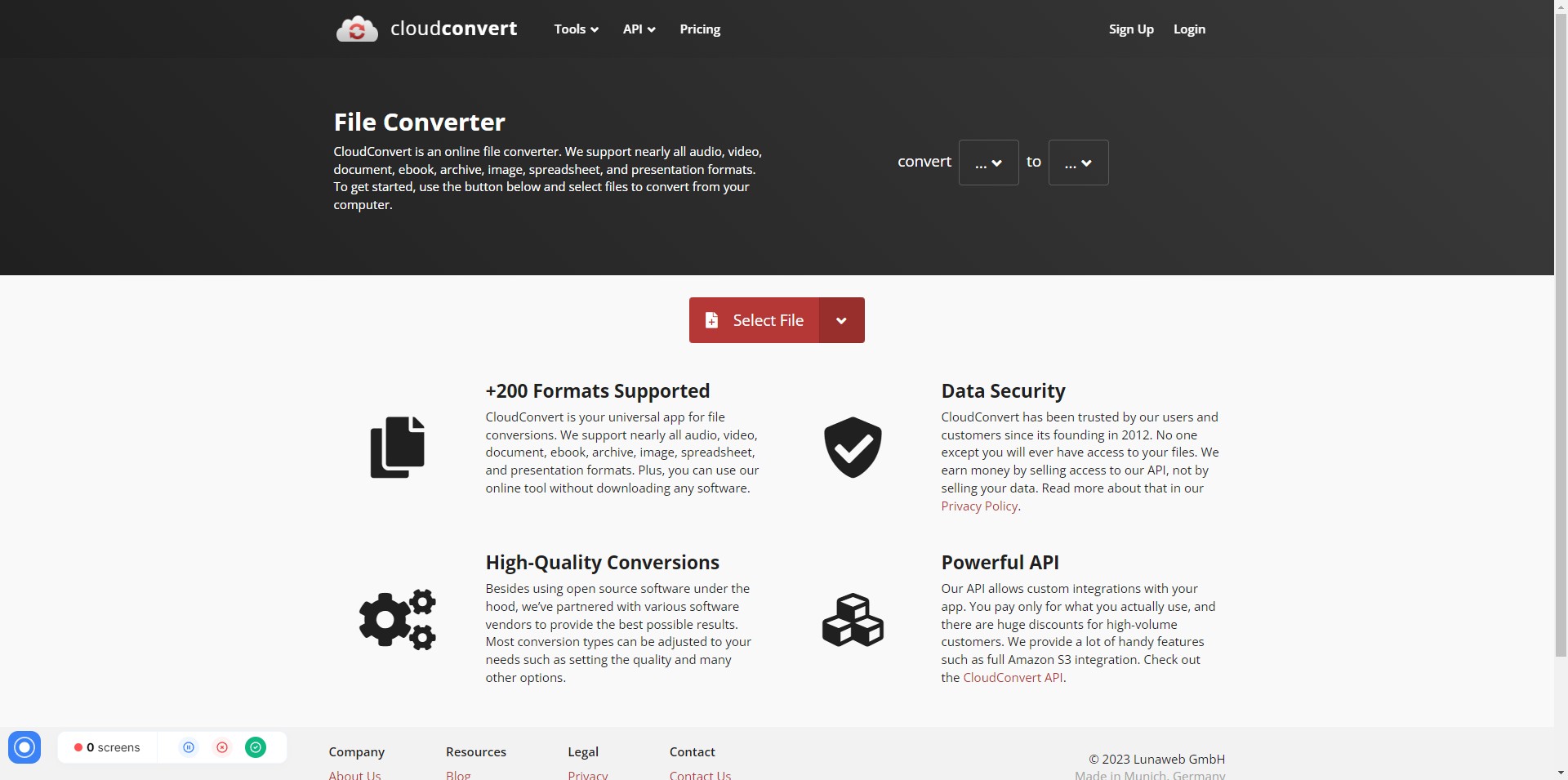 How to convert and download a document? - Cloudconvert - Guideflow