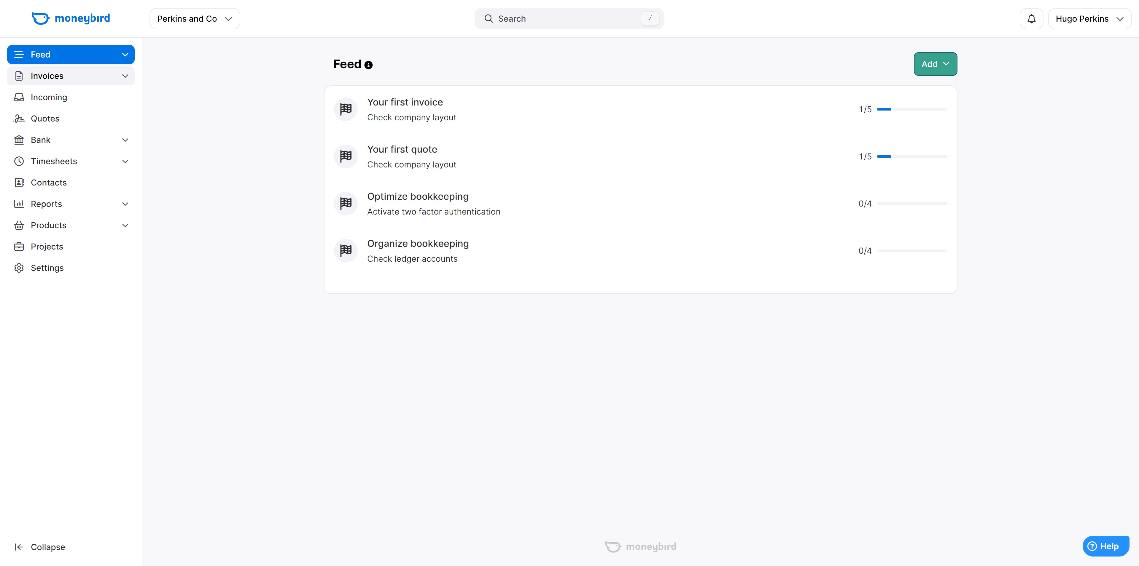 How to create an invoice? - MoneyBird - Guideflow