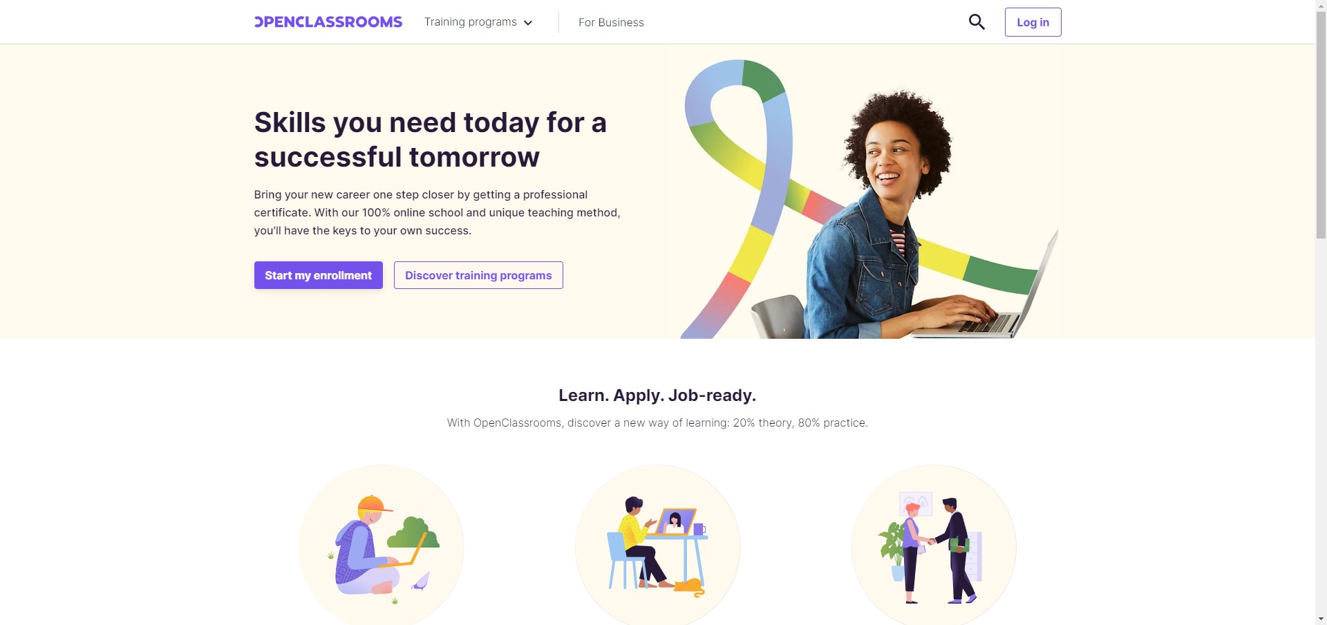 How to select a program and submit an application? - OpenClassrooms - Guideflow