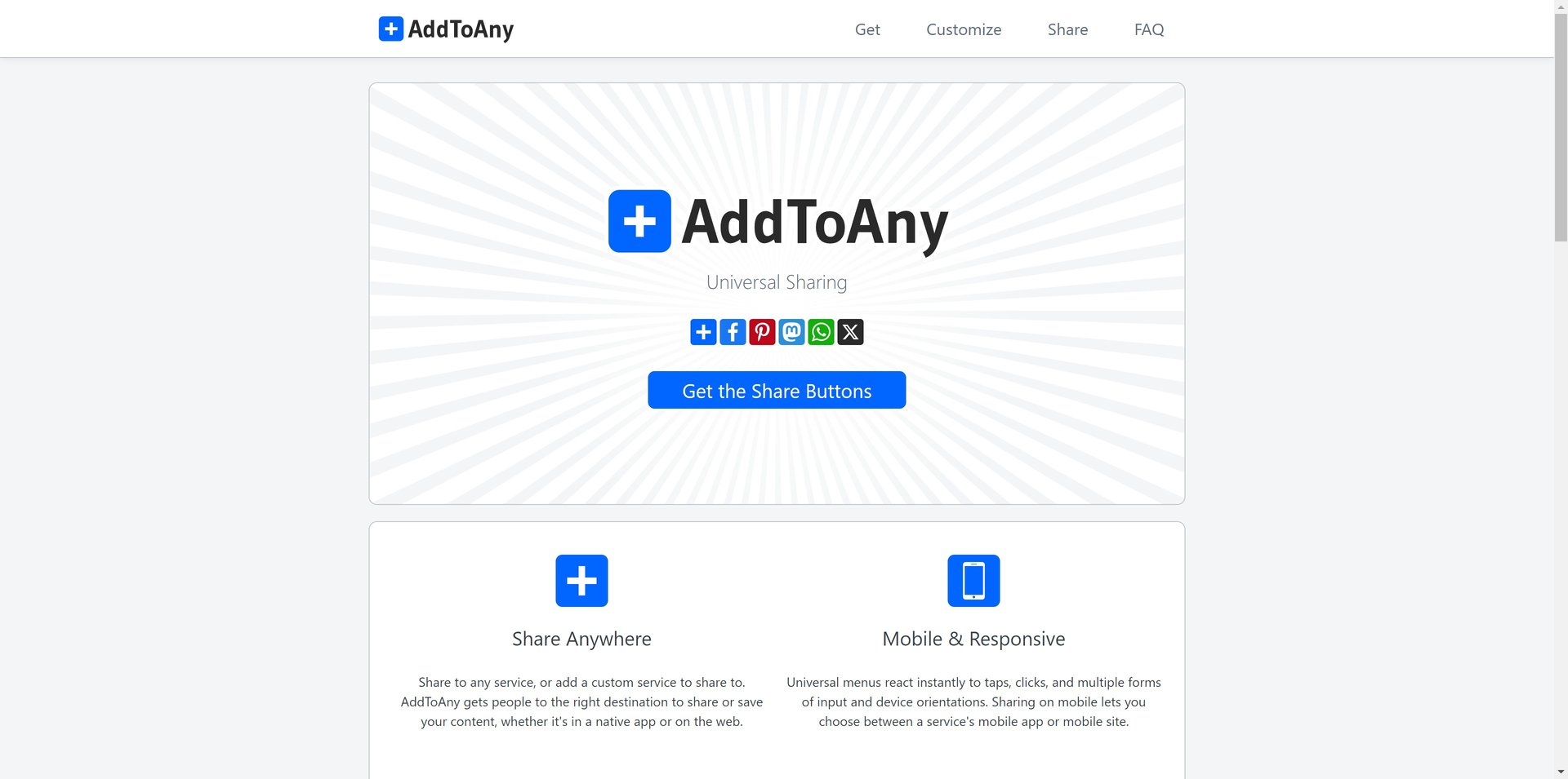 How to create a share button? - AddToAny - Guideflow