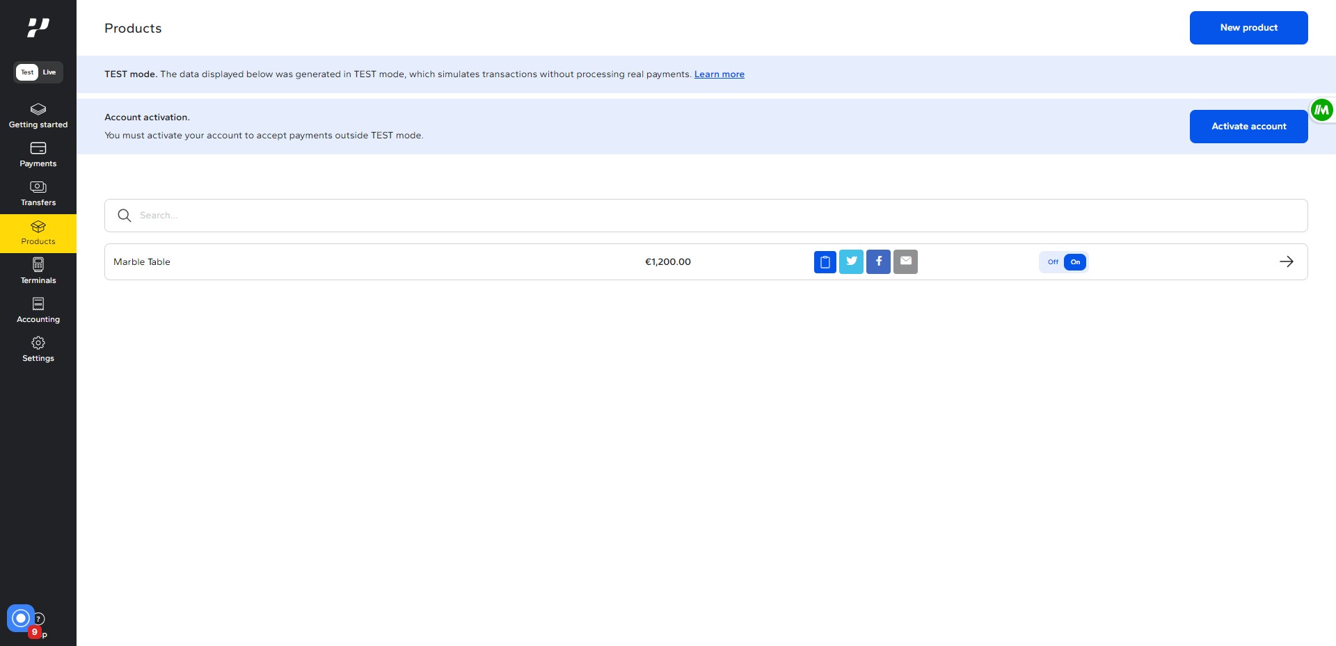 How to add a new product? - PayPlug - Guideflow