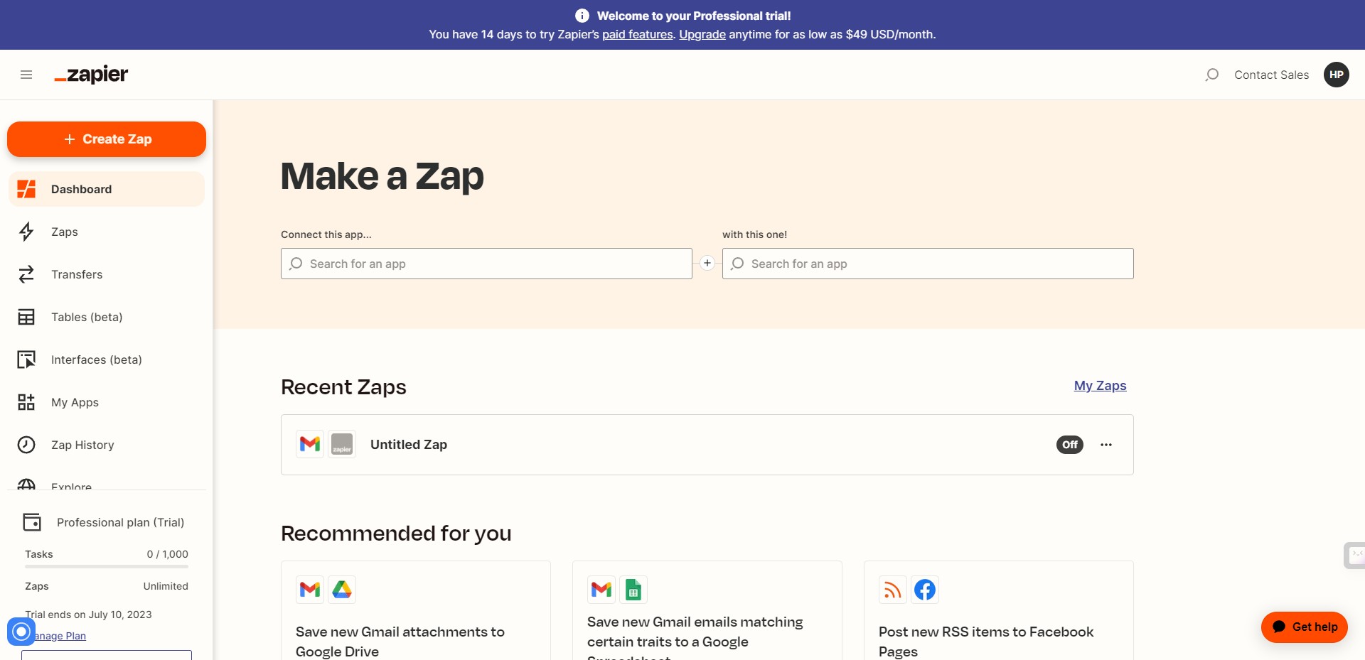 How to create a trigger for receiving Emails? - Zapier - Guideflow