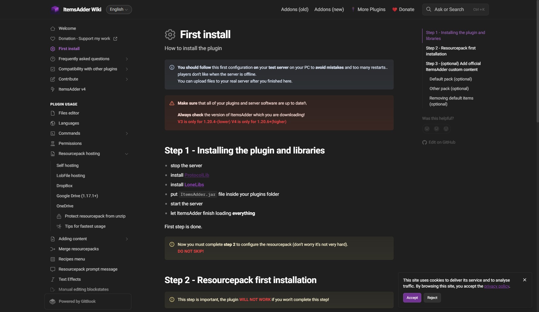 ItemsAdder first install - Guideflow