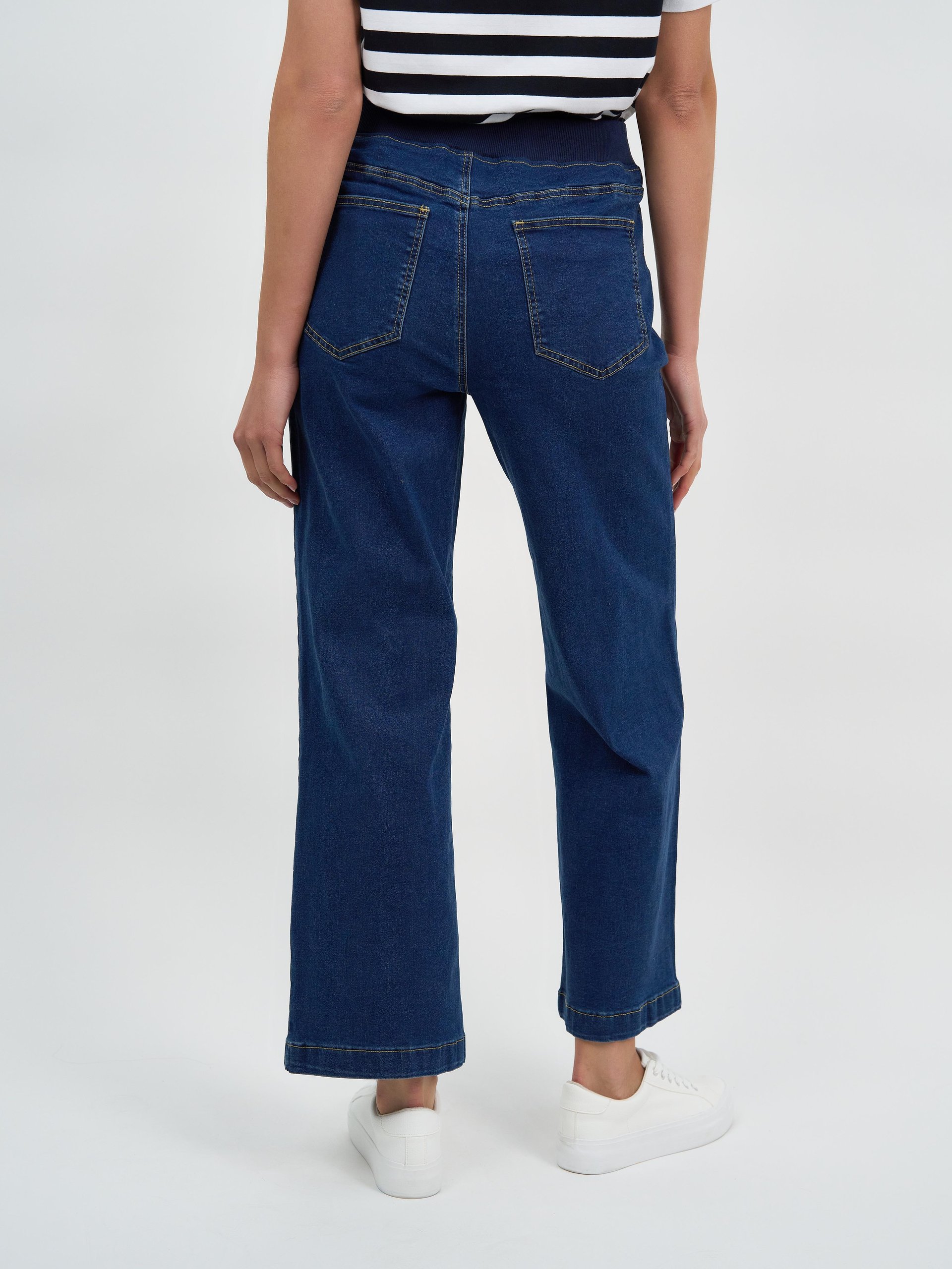 Threadz - Maddy Wide Leg Jean Dark Denim - Florence Store