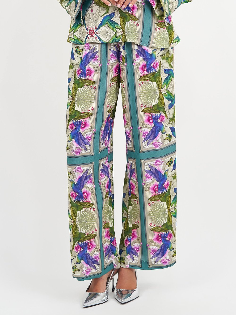 Liberty Rose - Viscose Relaxed Pant Teal - Florence Store