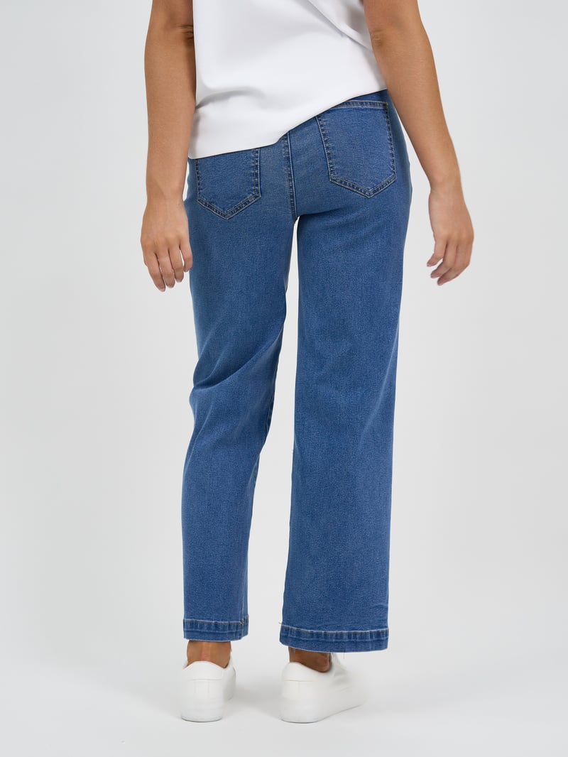 Carpenter Stretch Leg Jean–Denim by Threadz - Florence Store