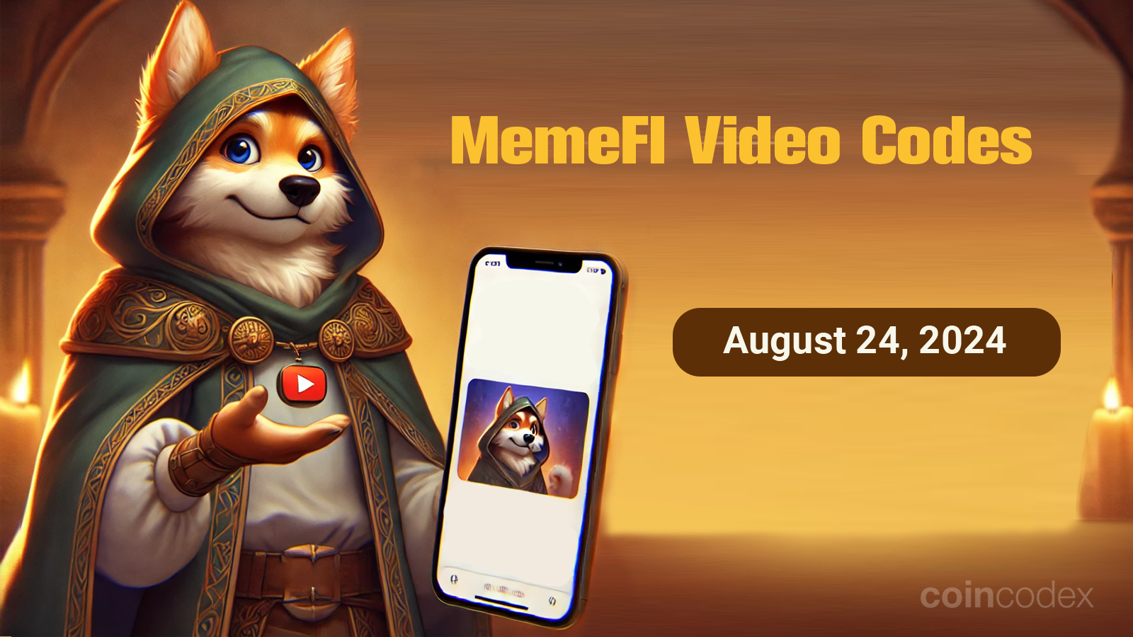 MemeFi Daily Combos & Video Codes – August 24, 2024 | CoinCodex