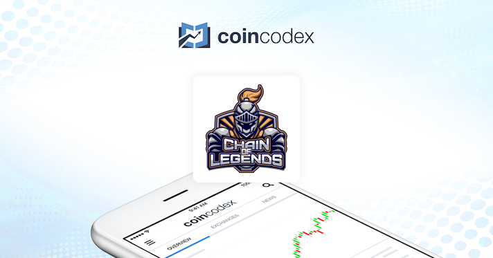 Chain of Legends-Börsen – CLEG kaufen, verkaufen & handeln | CoinCodex