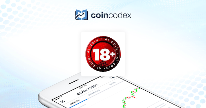 ai18plus Price Today - ai18plus Price Chart & Market Cap | CoinCodex