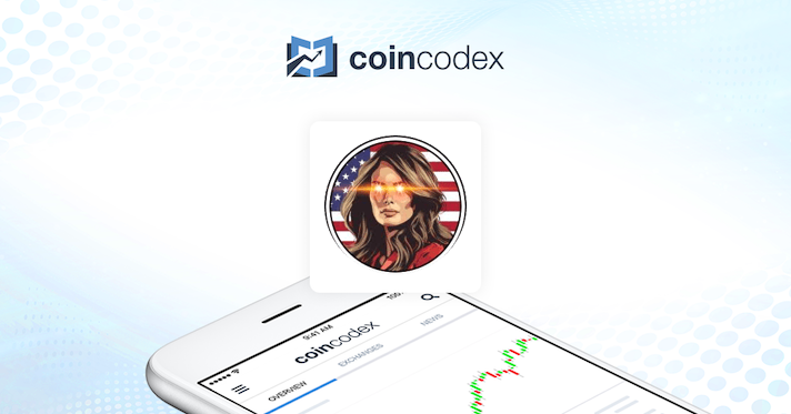 Melania Trump Price: Live MELANIA/USD Rate, Market Cap & MELANIA Price ...