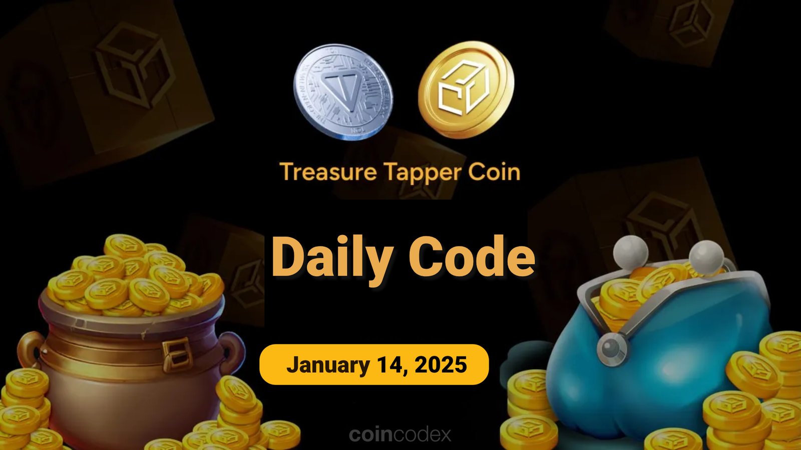 Treasure Tapper Daily Code – January 14 | CoinCodex