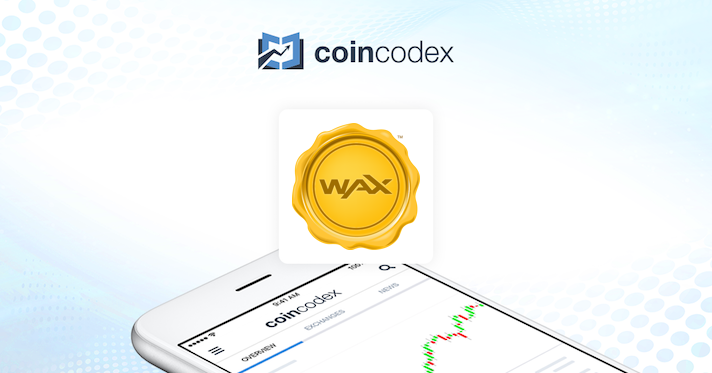 WAX Price: Live WAXP/USD Rate, Market Cap & WAXP Price Chart | CoinCodex