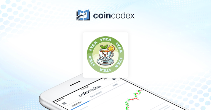 TeaCoin Price: Live TEA/USD Rate, Market Cap & TEA Price Chart | CoinCodex
