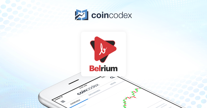 Belrium Price: Live BEL/USD Rate, Market Cap & BEL Price Chart | CoinCodex
