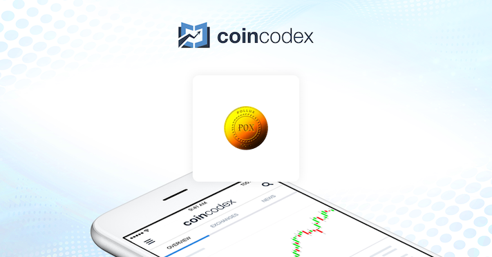 Pollux Coin (POX) Price Prediction 2025, 2026-2030 | CoinCodex