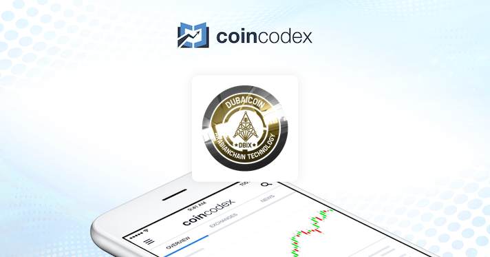 DubaiCoin Price: Live DBIX/USD Rate, Market Cap & DBIX Price Chart | CoinCodex