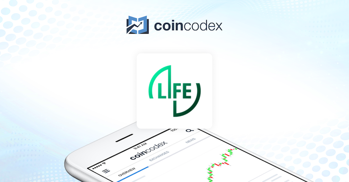 Life Price: Live LIFE/USD Rate, Market Cap & LIFE Price Chart | CoinCodex