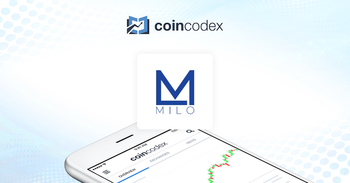 MILO Price: Live MILO/USD Rate, Market Cap & MILO Price Chart | CoinCodex