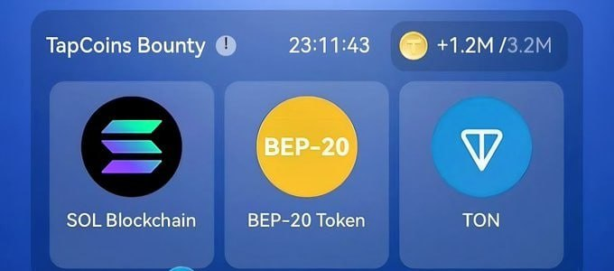 TapCoin Daily Bounty Bonus and Lucky Codes – November 11, 2024 | CoinCodex