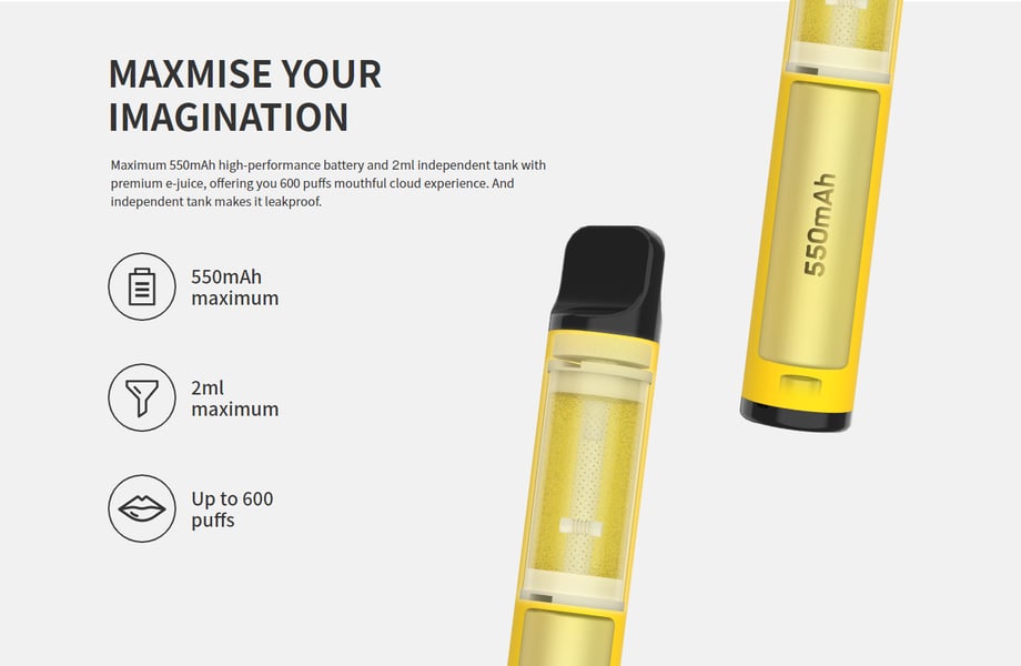 ELFBAR 600 MANGO MILK ICE 20MG