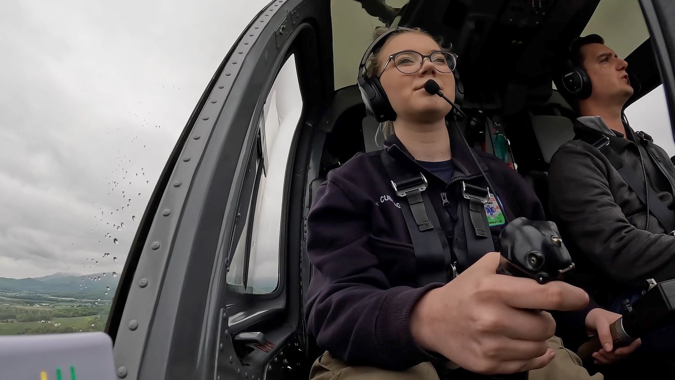16 Year Old Teenage Girl's First Helicopter Flight Lesson