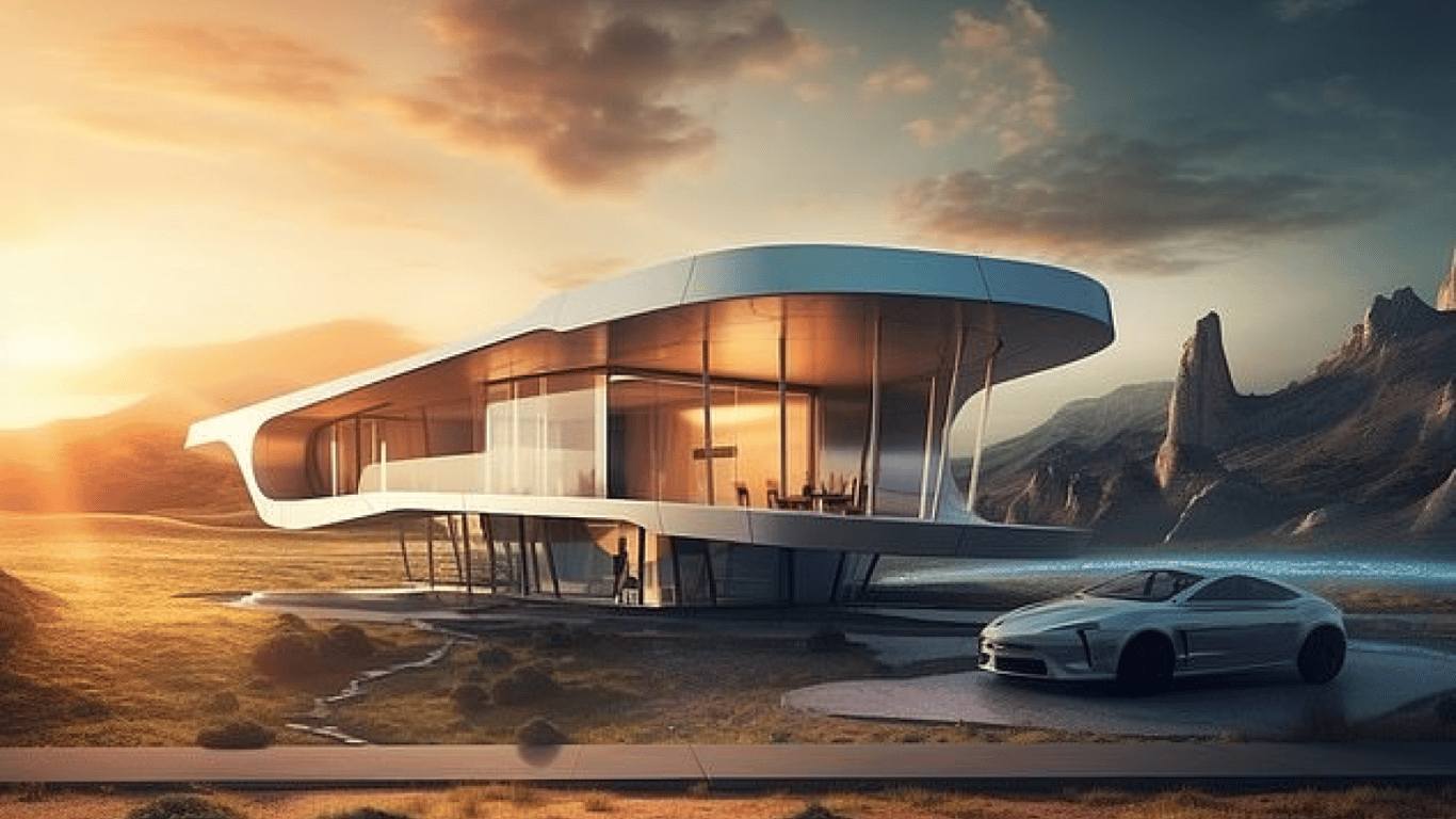 Штучний інтелект показав вигляд будинків 2050 року Читайте на Ukr Net