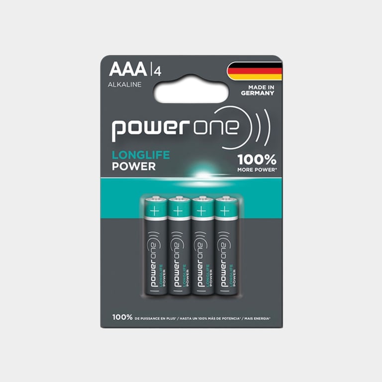 GEN BLISTER PILAS ALCALINAS AAA X 4 POWERONE | falabella.com