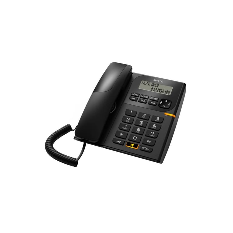 ALCATEL TELEFONO SOBRE MESA /PANTALLA/ MANOS LIBRES T58 NEGRO ALCATE ...