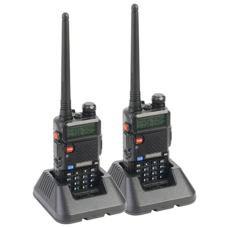BAOFENG KIT 2 RADIOS PORTATILES 35KM RECARG. 42 CANALES BAOFENG (8850 ...