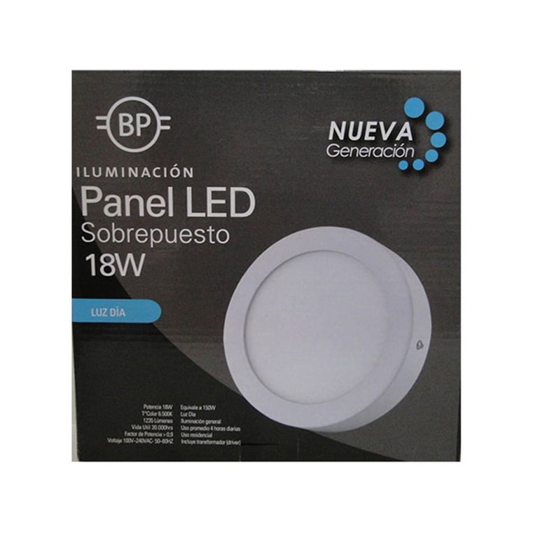 BYP PANEL LED CIRCULAR 18W 4000K SP BCO BYP | falabella.com
