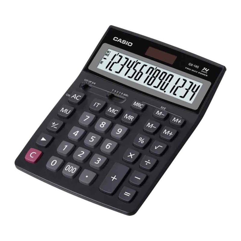 CASIO CALCULADORA ESCRITORIO CASIO GX-14 | falabella.com