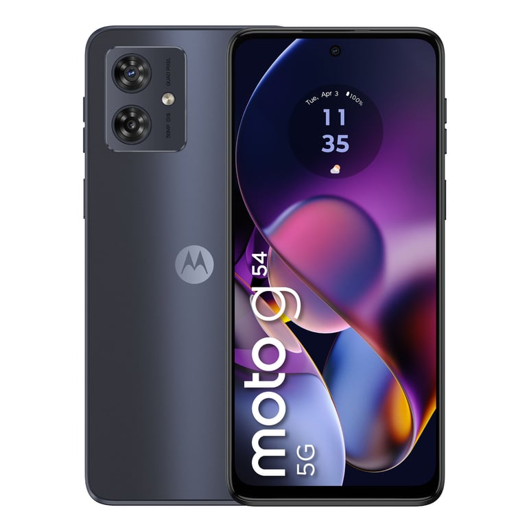 Celular Motorola G54 8GB 128GB NEGRO ESPACIAL MOTOROLA | falabella.com