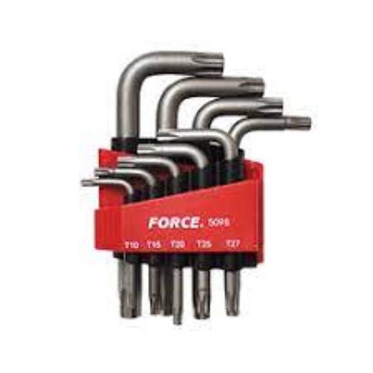 JGO LLAVES TORX FORCE 9PCS T-TAMPER T10H-T50H 5098LT FORCE | falabella.com