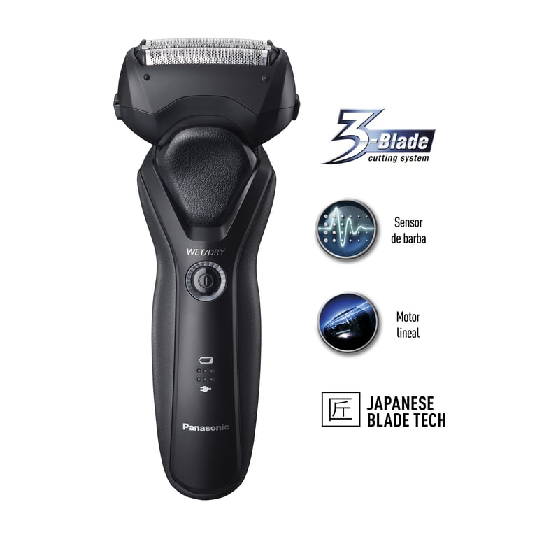 Afeitadora Eléctrica Panasonic RT37 3-Blade System Inalámbrica ...