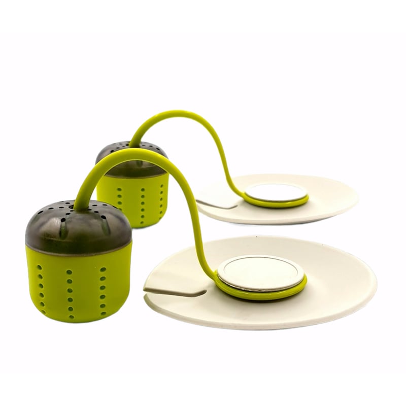 Infusor de Te Set 2 Piezas Con Tapa Silicona | Sodimac - Falabella