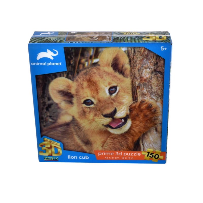 ANIMAL PLANET Puzzle 3d 150 Piezas Animal Planet - Leon Cachorro ...